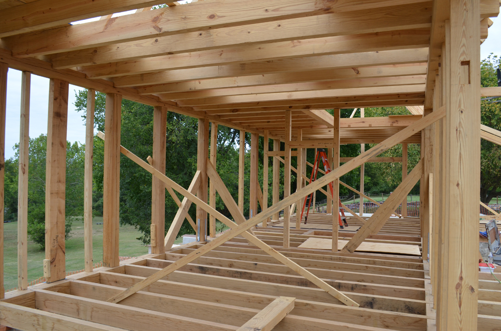 Photos: Building George’s House – Timber Framing Finished | Lives ...